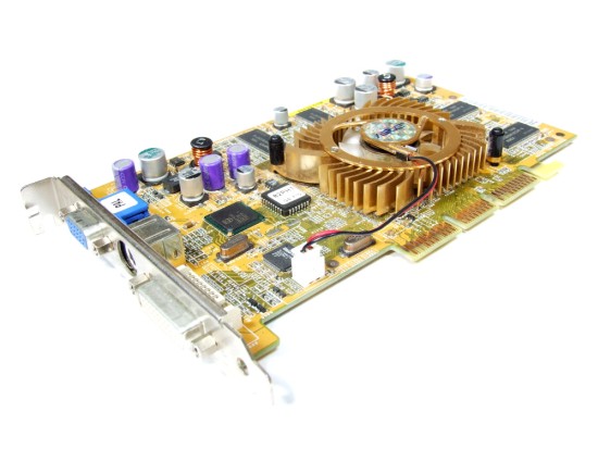 Asus Nvidia GeForce4 Ti 4200 64MB DVI VGA TV-Out AGP Video Card V8420 ...