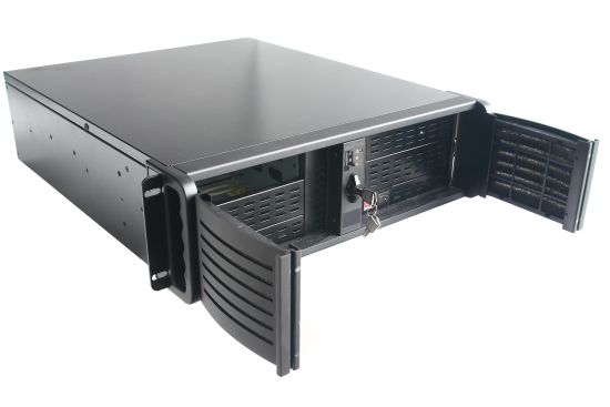 19" 3U Rack-Mount Server-Case Lockable Chassis Full Profile 3HE ATX Gehäuse