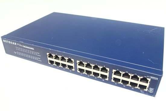Netgear ProSafe 24-Port Fast Ethernet Rack-Mount Switch JFS524 10/100Mbps