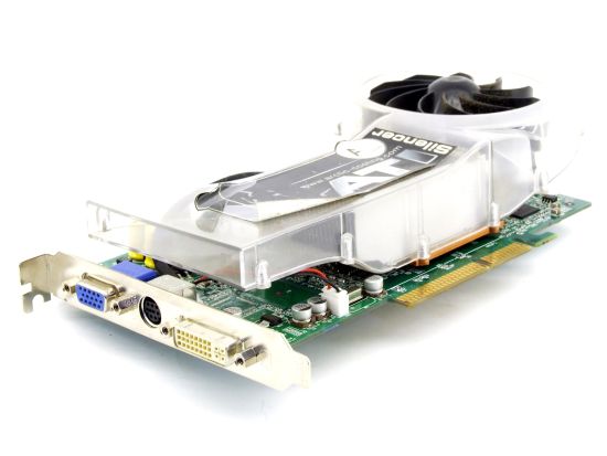MSI RX9800PRO-TD128 ATI Radeon 9800 Pro GPU 128MB DVI VGA AGP Video ...