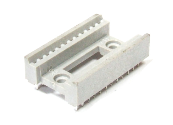 DIL DIP-24-Pin Pol IC Chip Socket Solder Adapter / Sockel RM 2.54mm Pitch