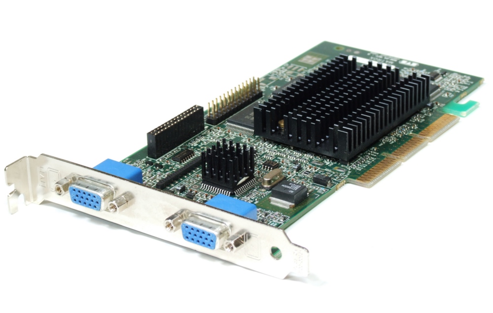 Matrox Millenium G400 DualHead G4+MDH4A32G 32MB SGRAM 2x VGA AGP Video Card