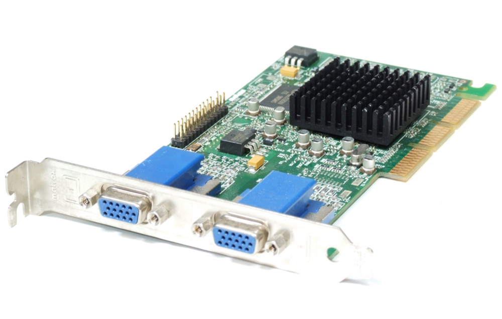 Matrox Millennium G450 DualHead G45FMDHA32DB 32MB DDR 2x VGA AGP 4x ...