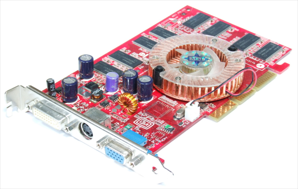 MSI Nvidia GeForce FX5500-TD256 256MB DDR SDRAM TV-Out AGP 8x Video ...