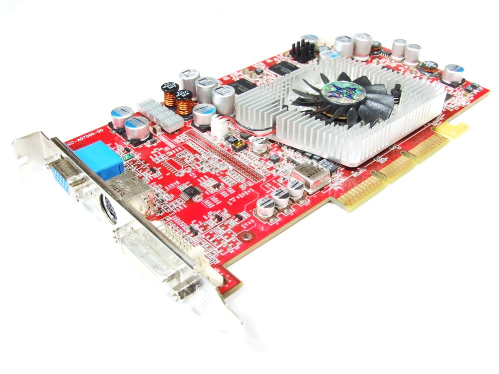 MSI ATI Radeon 9800 Pro 128MB DVI VGA TV-Out AGP Graphics Card ...