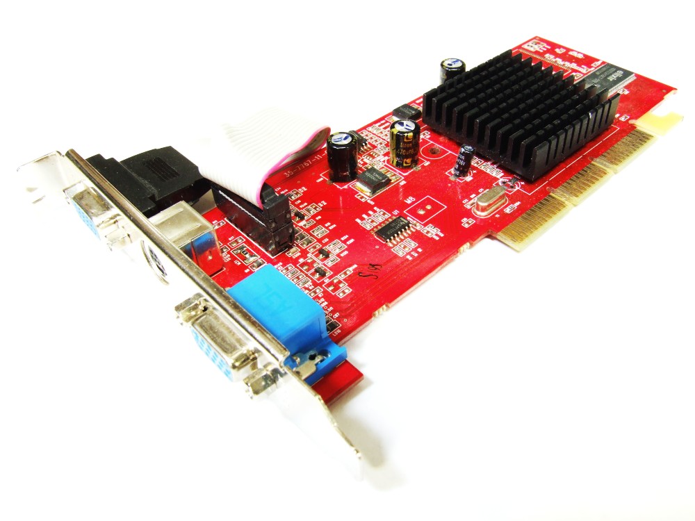 ATI Radeon VE / 7000 2x VGA TV-Out AGP Graphics Card ATI 7000 32MB DDR ...