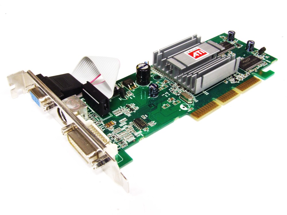 Sapphire ATI Radeon 9250 128MB DVI VGA TV-Out AGP Graphics Card 1024 ...
