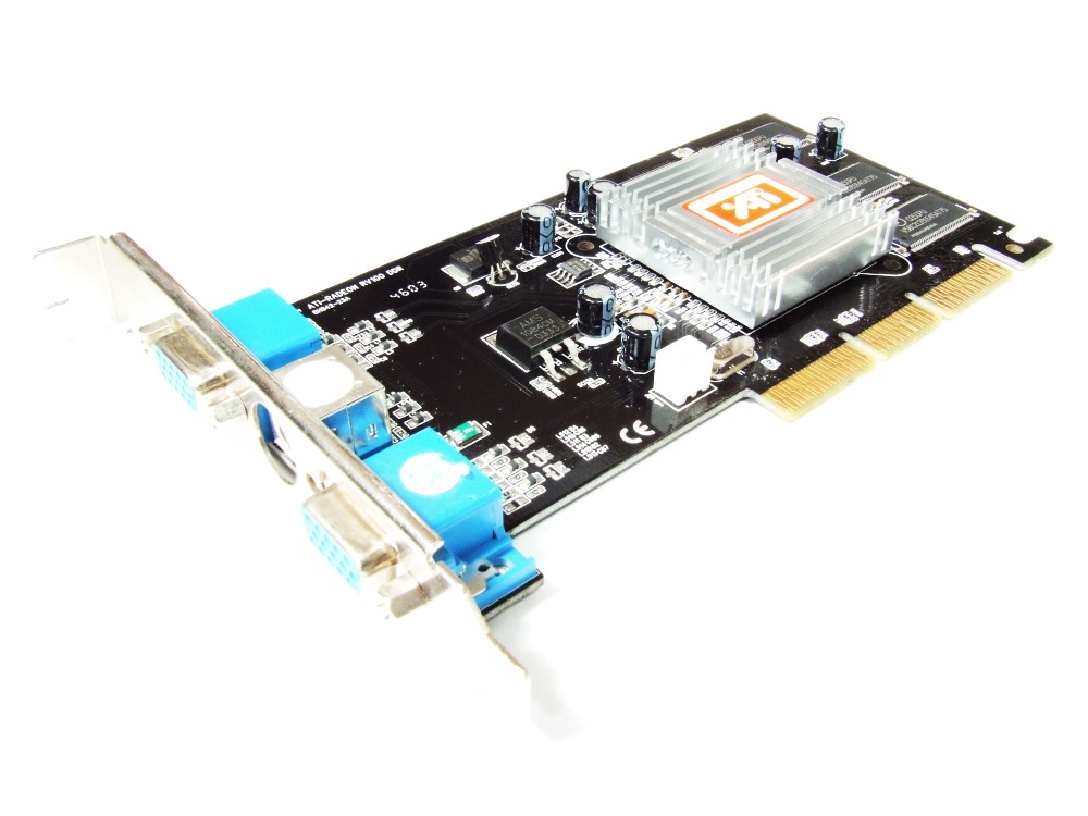 ATI Radeon 7000 Dual VGA AGP Graphics Card ATI-Radeon RV100 DDR - ATI ...