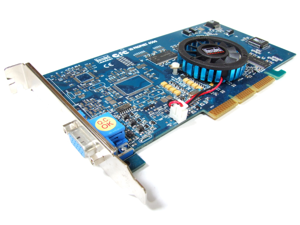 Hercules - PowerVR - ST STG4500 Kyro II VGA AGP Video Card 3D Prophet ...