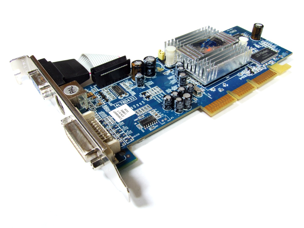 HIS ATI Radeon 9250 128MB DDR (64-bit) DVI VGA TV-Out AGP 8x C78H0600P ...