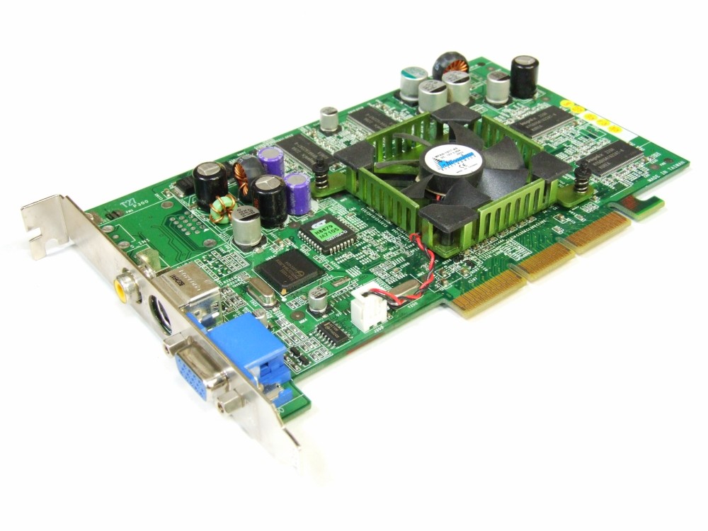 MSI GeForce4 Ti4200 64MB DDR VGA S-Video Composite Out AGP Graphics ...