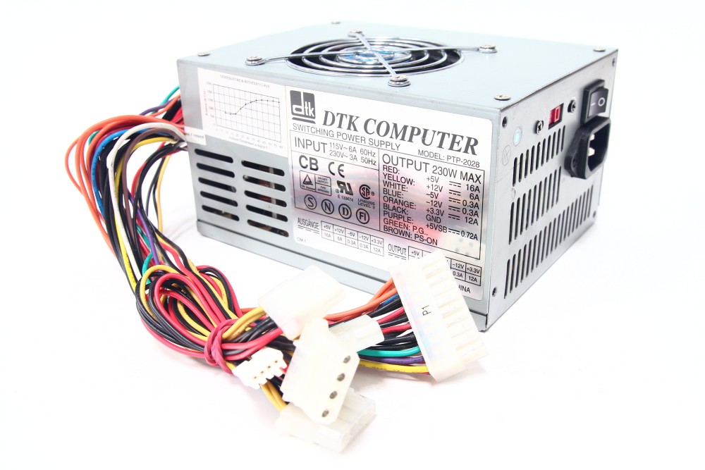 DTK Computer Model PTP-2028 230Watt Netzteil Switching Power Supply ...