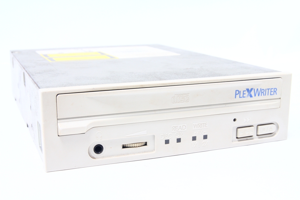 Plextor Plexwriter PX-R412Ci CD-ROM Writer SCSI-50-pin 4x/12x white + CD Caddy