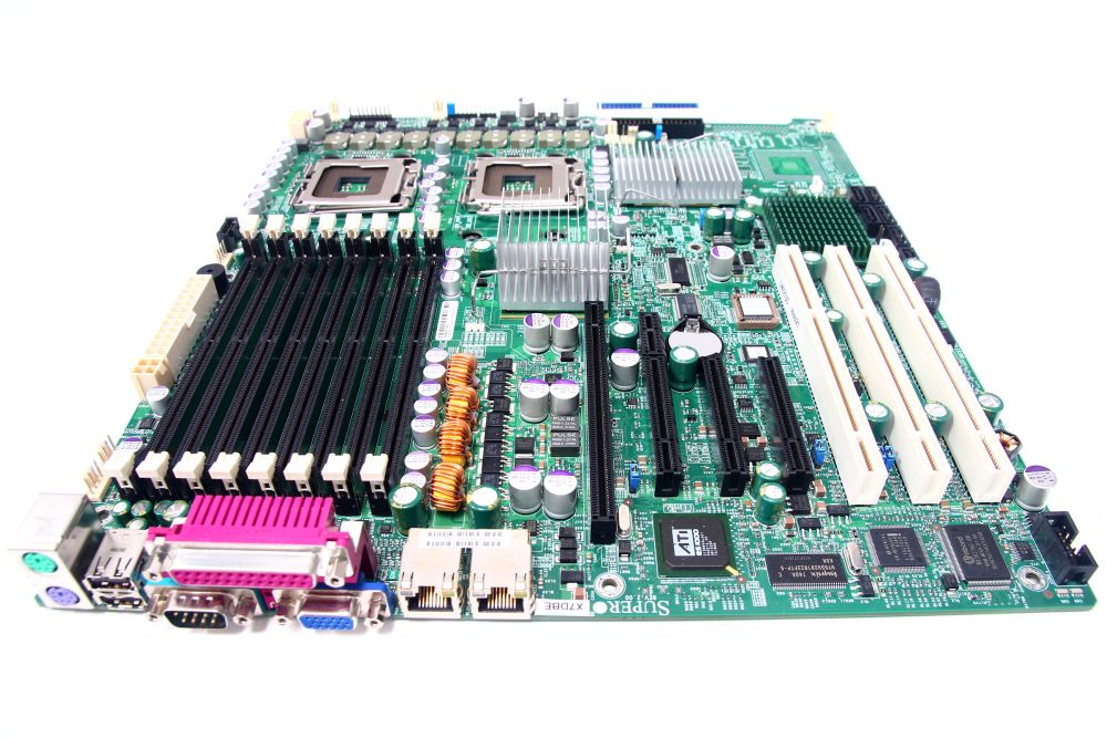 Supermicro X7DBE E-ATX Xeon Server Board Dual Intel Socket Sockel LGA ...