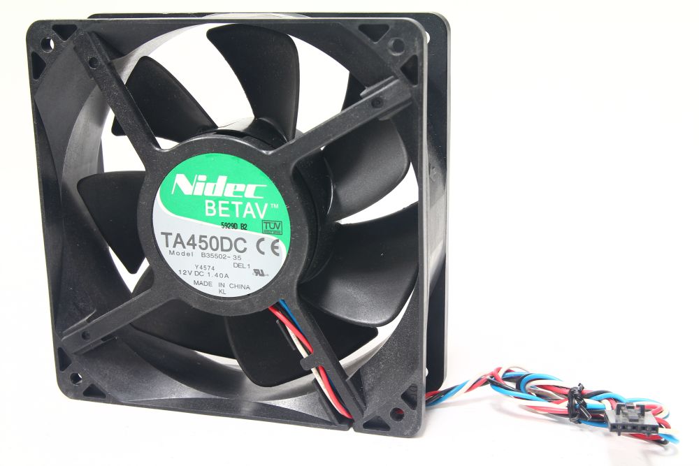 Nidec BETAV TA450DC B35502-35 120mm Fan Lüfter DC 12V 1.40A Dell 0Y4574 ...