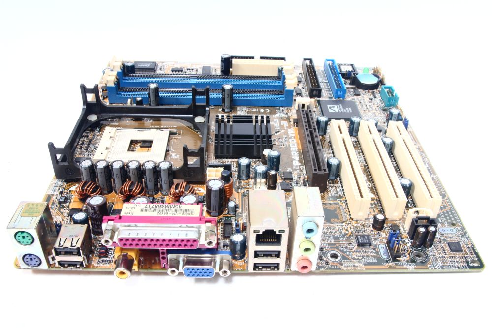 ASUS P4R800-VM mATX Intel Socket mPGA478B Computer Mainboard Sockel 478