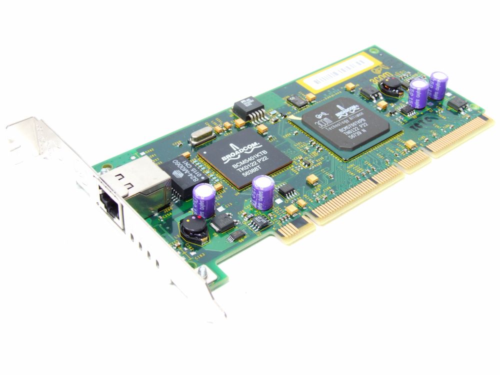 3Com 10/100/1000 PCI-X Server Network Interface Card Gigabit LAN Adapter