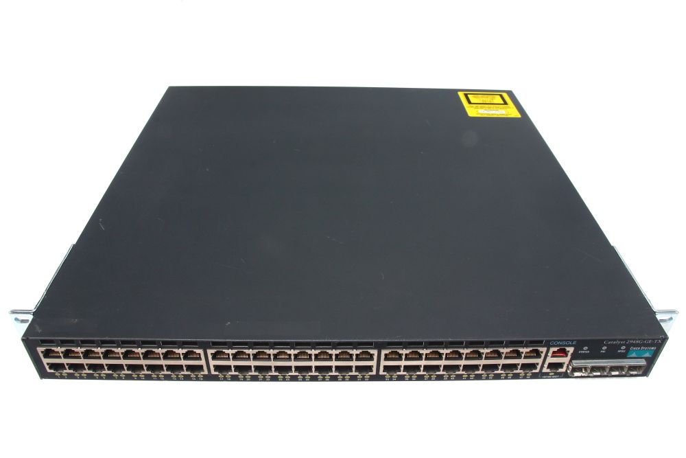 Cisco Systems Catalyst 2948G-GE-TX 48-Port Gigabit Ethernet Switch 10 ...
