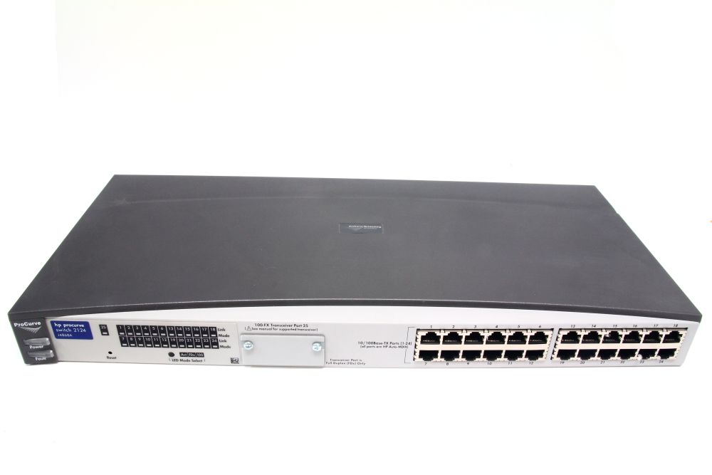 HP ProCurve Network Switch 2124 J4868A 24-Port 10/100Base-TX Fast ...