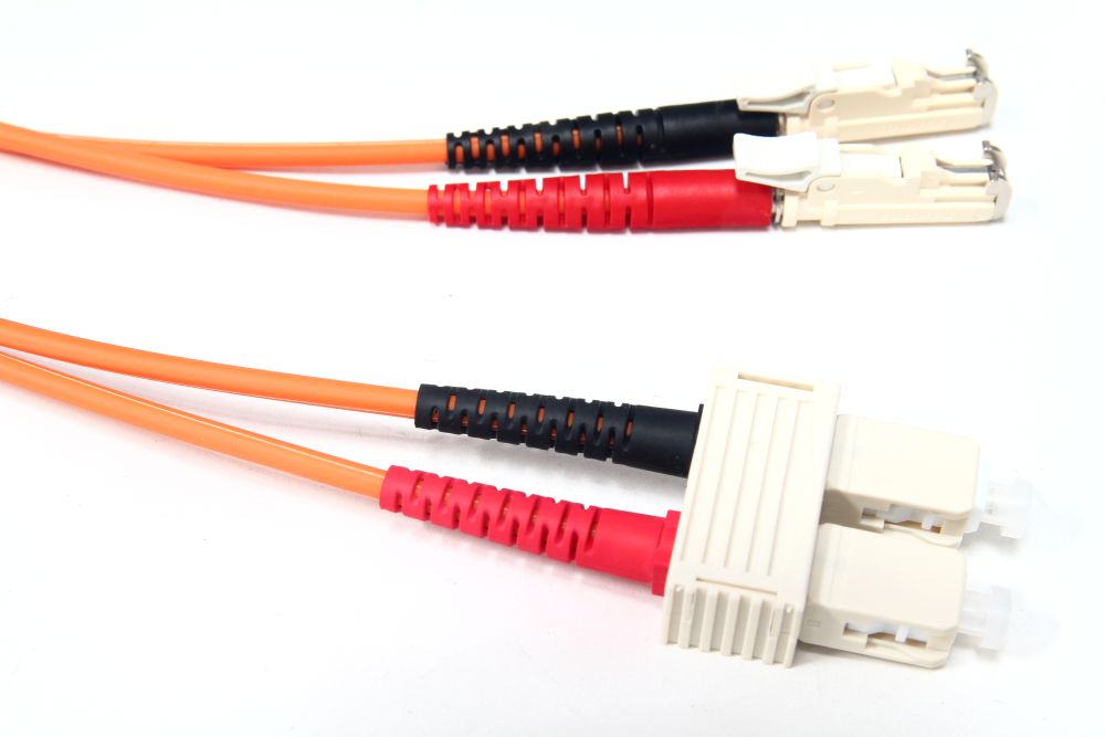 5m E2000 SC 50/125 LSOH Optic Fiber Cable Duplex LWL Glasfaserkabel ...