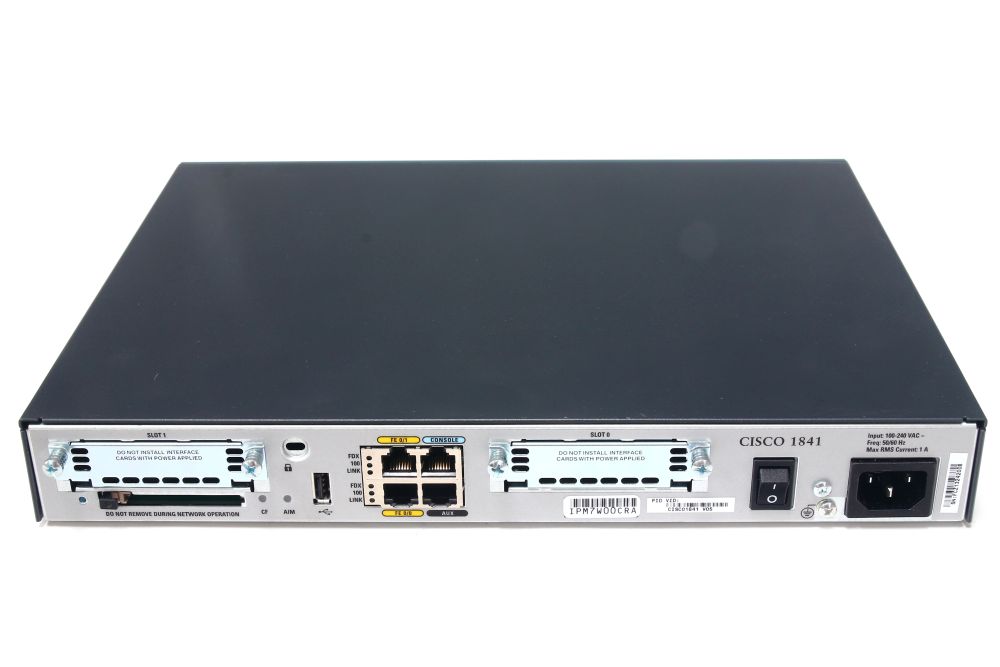 Cisco Systems 1800 Series 1841 Integrated Services Modular Ethernet ...