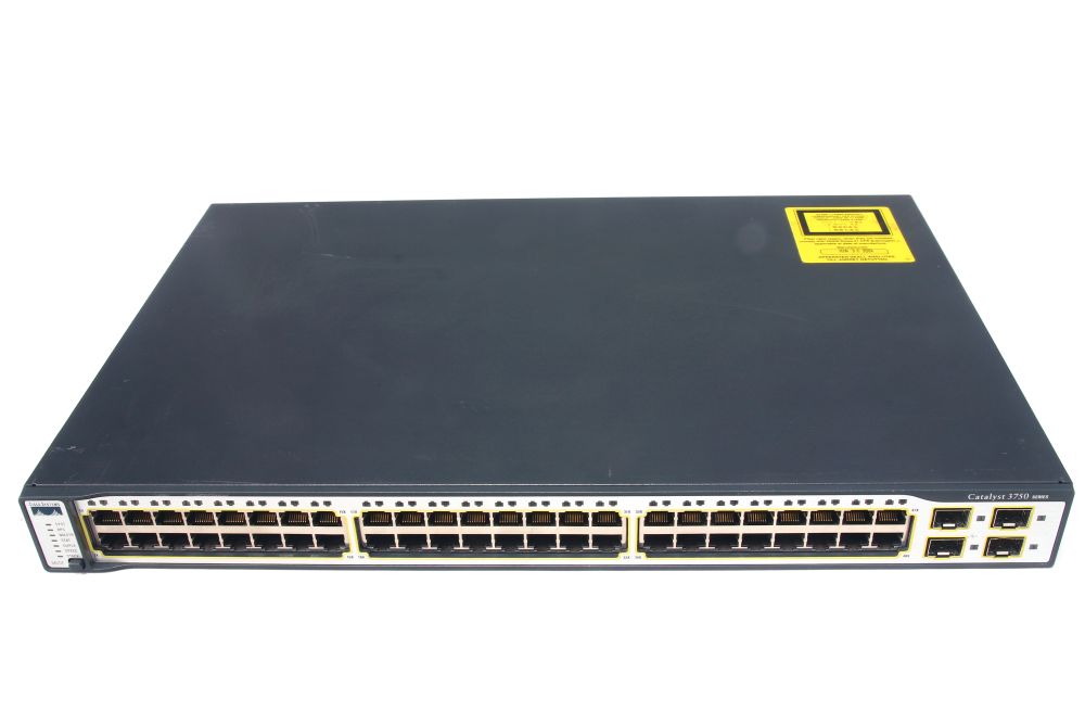 Cisco Catalyst 3750 Series WS-C3750-48TS-S 48-Port 10/100 + 4x Gigabit SFP Ports