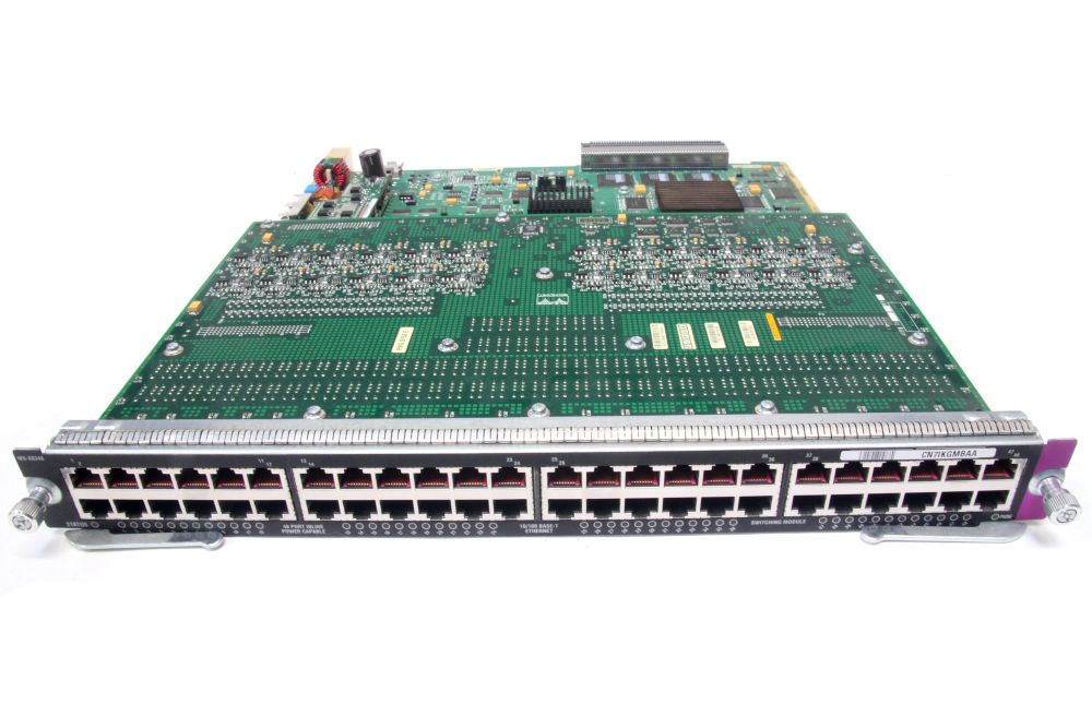 Cisco 6000 6500 Series WS-X6348 48-Port 10/100 Base-T Ethernet ...