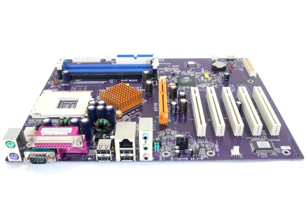 ECS Elitegroup N2U400-A ATX PC Computer Mainboard AMD Socket 462 Sockel A