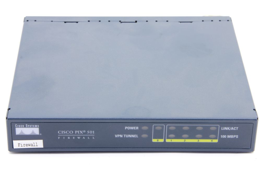 Cisco Systems PIX 501 Security Network Appliance 4-Port VPN Firewall 47 ...