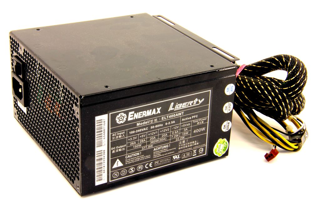 Enermax ELT400AWT Liberty 400W PC Power Supply PSU / Netzteil Cable ...