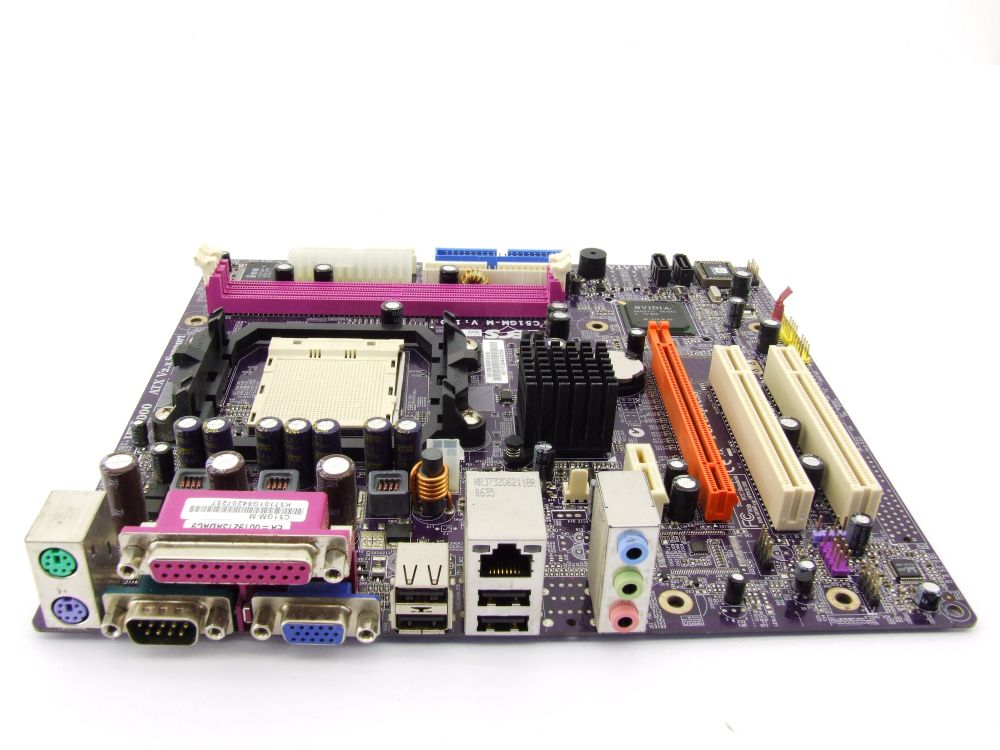 ECS Elitegroup C51GM-M mATX PC Computer Mainboard AMD Socket / Sockel AM2