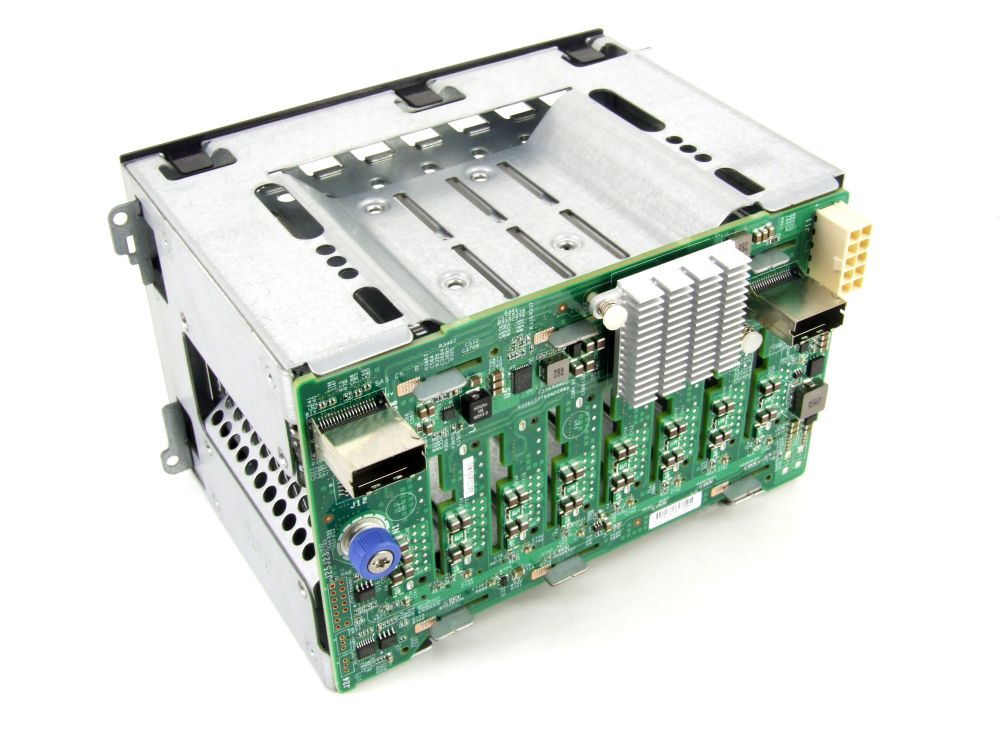 HP 696310-001 8-Bay SFF Expander HDD Cage SAS Hard Drive Backplane ...