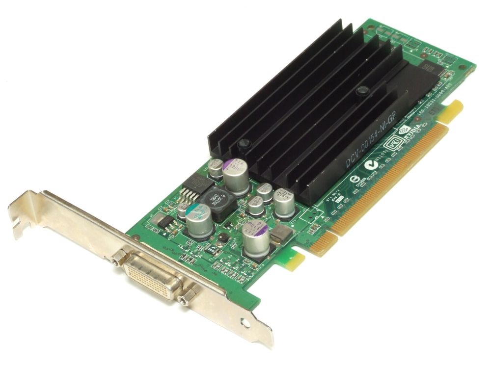 DELL 0X8702 P283 Nvidia Quadro NVS285 64MB DDR PCIe DMS-59 Video ...