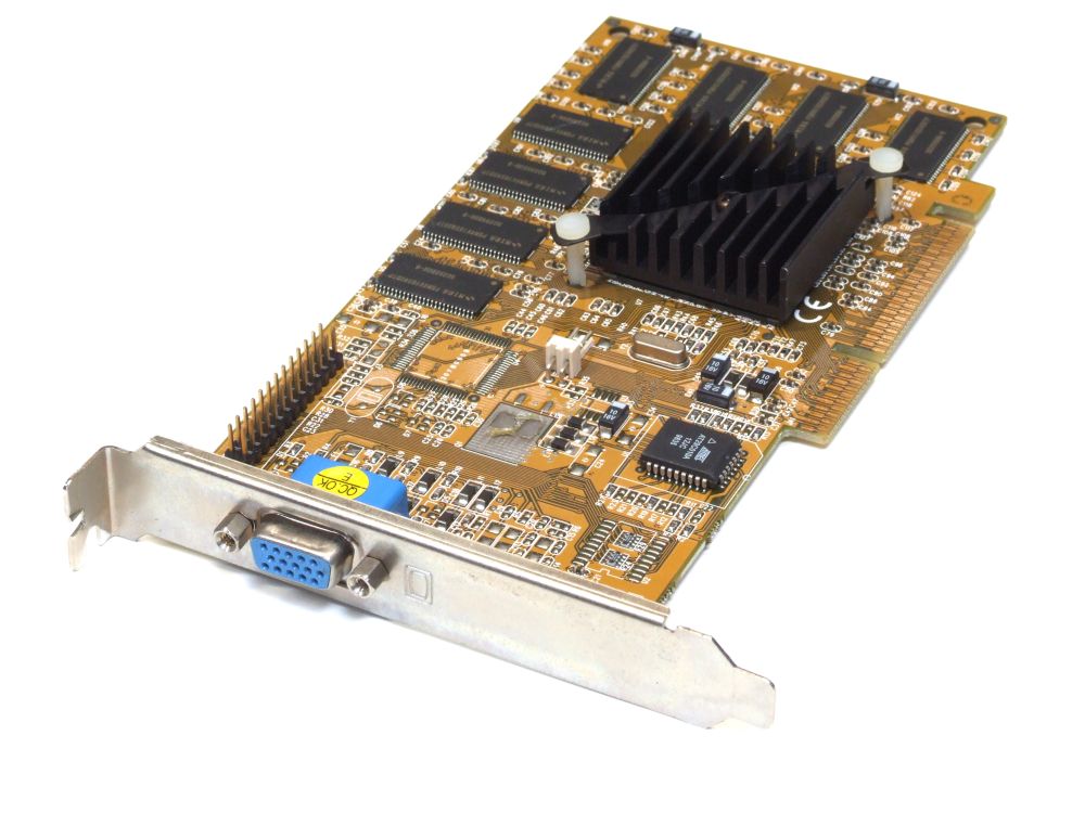 nVidia nv4 Riva TNT 8 MB AGP 3.3V VGA Video Card/Grafikkarte Retro ...
