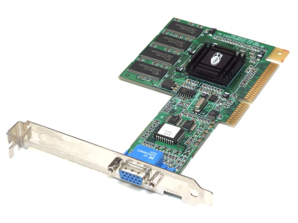 ATI Rage 128 R128 32MB SDRAM AGP 3.3V VGA PC Video Card/Grafikkarte 109 ...