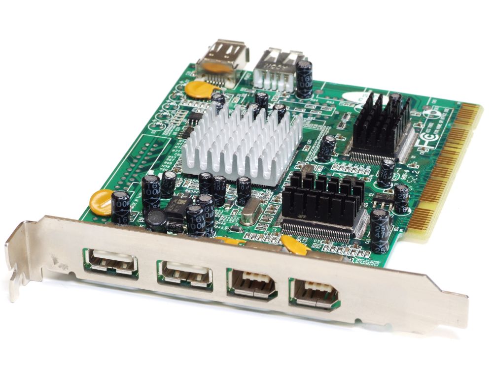 KEC 7002 2+1 USB/2+1 Firewire PCI Hub PC Interface Card/Schnittstellen ...