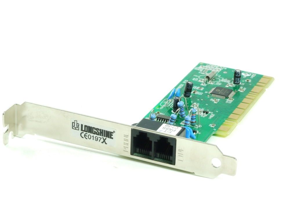 Longshine LCS-8056M internal 56K PCI Voice/Fax/Modem Card Adapter Karte ...