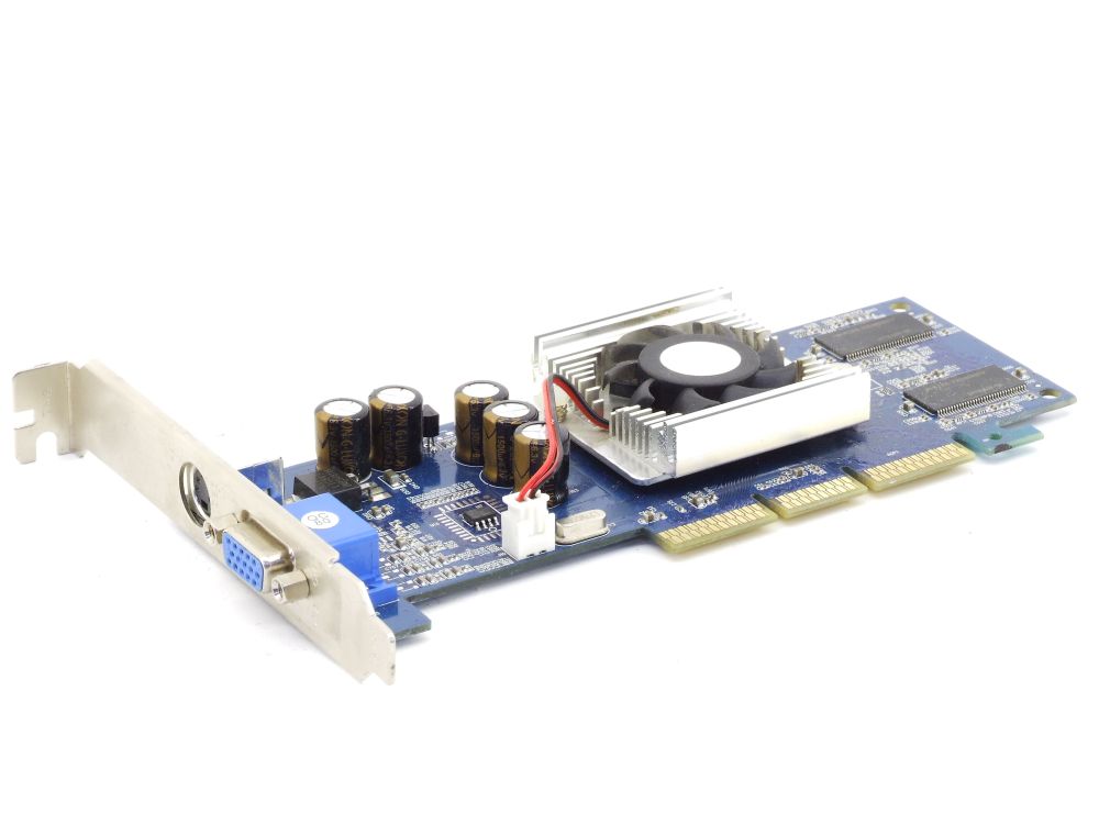 XFX PV-T18K GeForce4 MX440 AGP 8X 64MB DDR TV-Out VGA PC Video Card ...