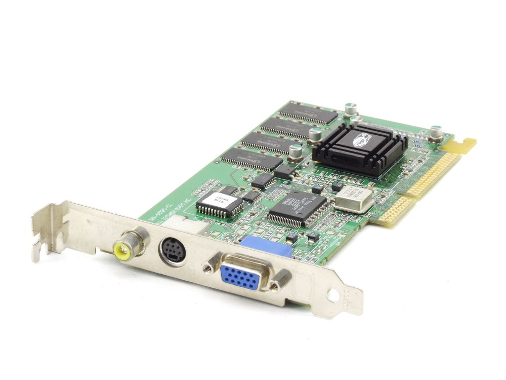 ATI 1026810 Rage 128 GL GPU 32MB SDRam AGP 3.3V VGA TV RCA Grafikkarte ...