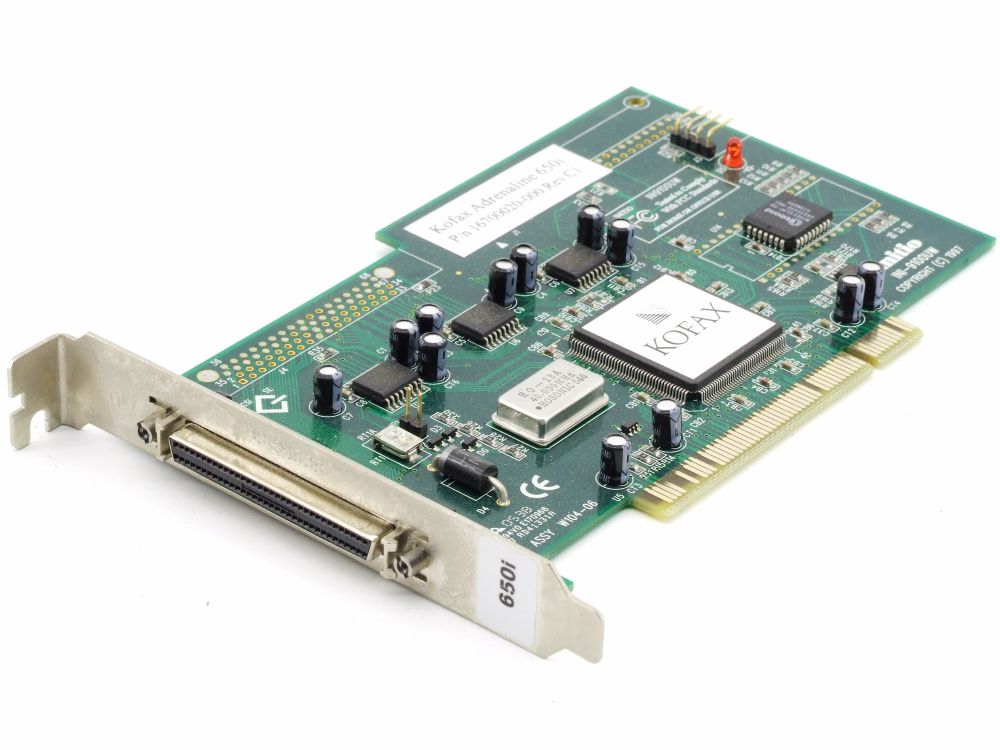 Kofax 16700020 Adrenaline 650i SCSI Controller Card PCI Karte Initio ...