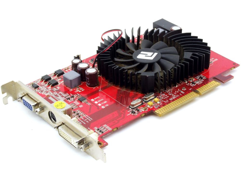PowerColor RV635 ATI Radeon HD3650Pro 1GB VRAM AGP R63BG Grafikkarte ...