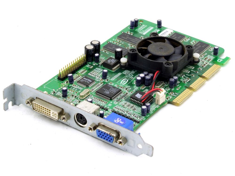 InsideTNC IV008A Nvidia GeForce 2 MX 32MB DVI Video VGA AGP Grafikkarte ...