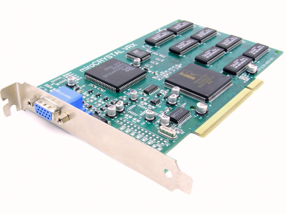 Miro Crystal VRX Rendition Verite V1000L-P GPU Computer VGA 4MB PCI ...
