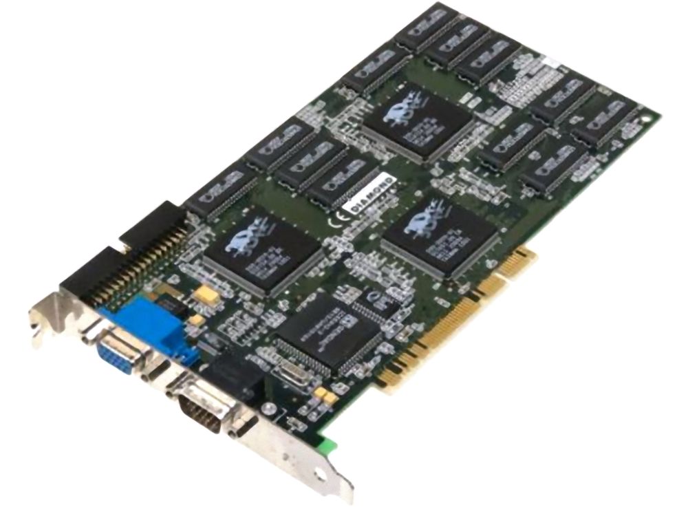 Diamond 22150105 Monster 3D II PCI 8MB 3Dfx Voodoo 2 SLI Vintage PC ...