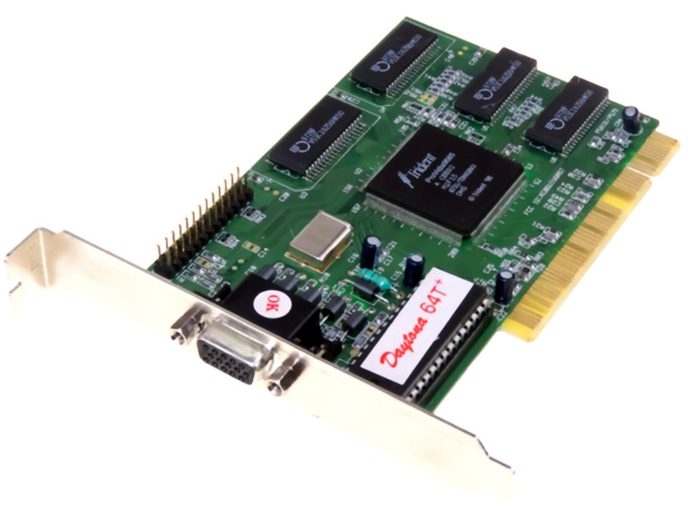 Trident ProVidia9685 GPU Daytona 64T+ 4MB VRAM PCI VGA Video Vintage ...