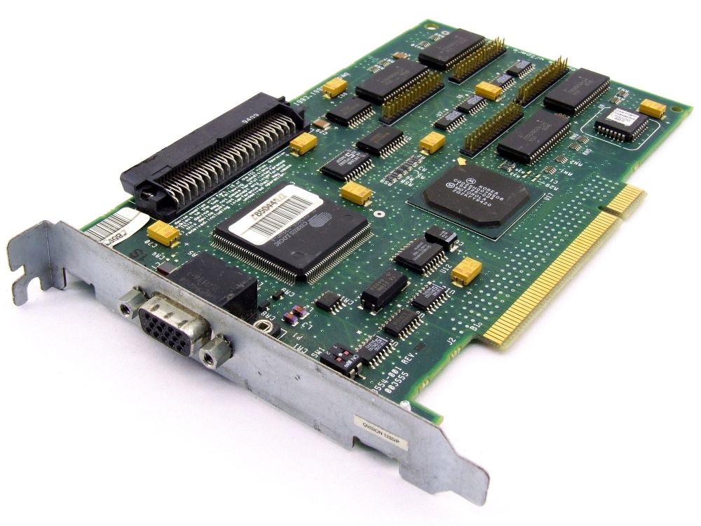 Compaq QVISION 1280/P Motorola GPU PCI VGA Grafikkarte 80 Pin SCSI Port ...