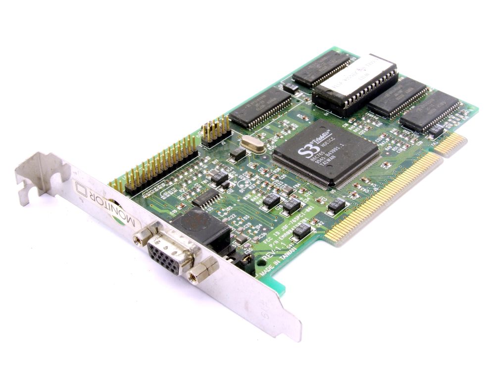 ELSA Winner 1000 Trio/V-2 S3 Trio64V+ GPU 2MB Vintage VGA PCI Video ...