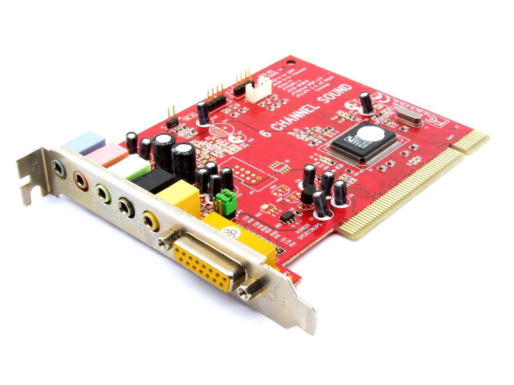 Cmedia PS-M01A-20 CMI8738 Chip 6 Channel PCI Sound Card Audio Board ...