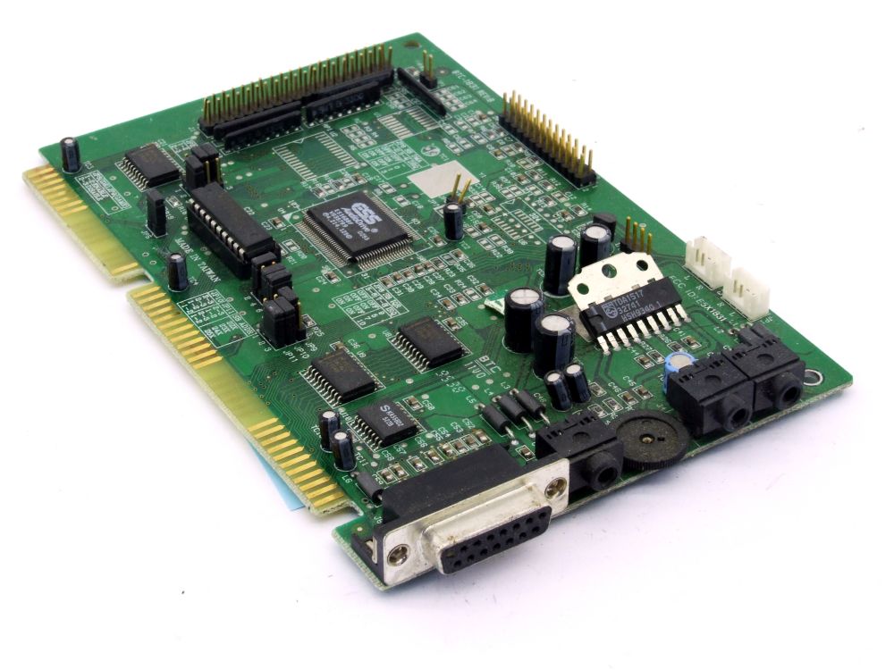 BTC-1831 ESS AudioDrive ES1688F Chip Board ISA Soundkarte E5X1831 B ...