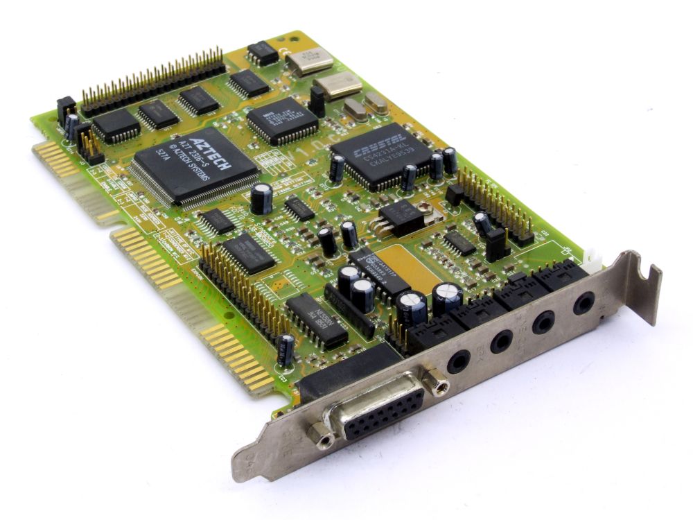 Aztech MM PRO 16ABI AZT2316 Chip Speaker Audio Board IDE ISA 16-Bit ...